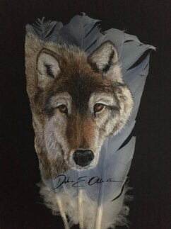 SCRATCHBOARD AND FEATHER PAINTING - Welcome